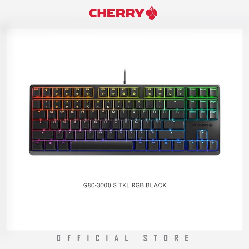 CHERRY G80-3000 S TKL RGB Mechanical Corded Gaming Keyboard | Shopee ...