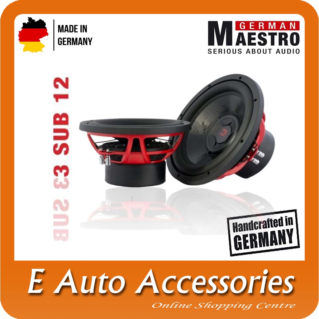 German Maestro 3 SUB 12 Sub Woofer - 350 Watts RMS (1PC) | Shopee Malaysia