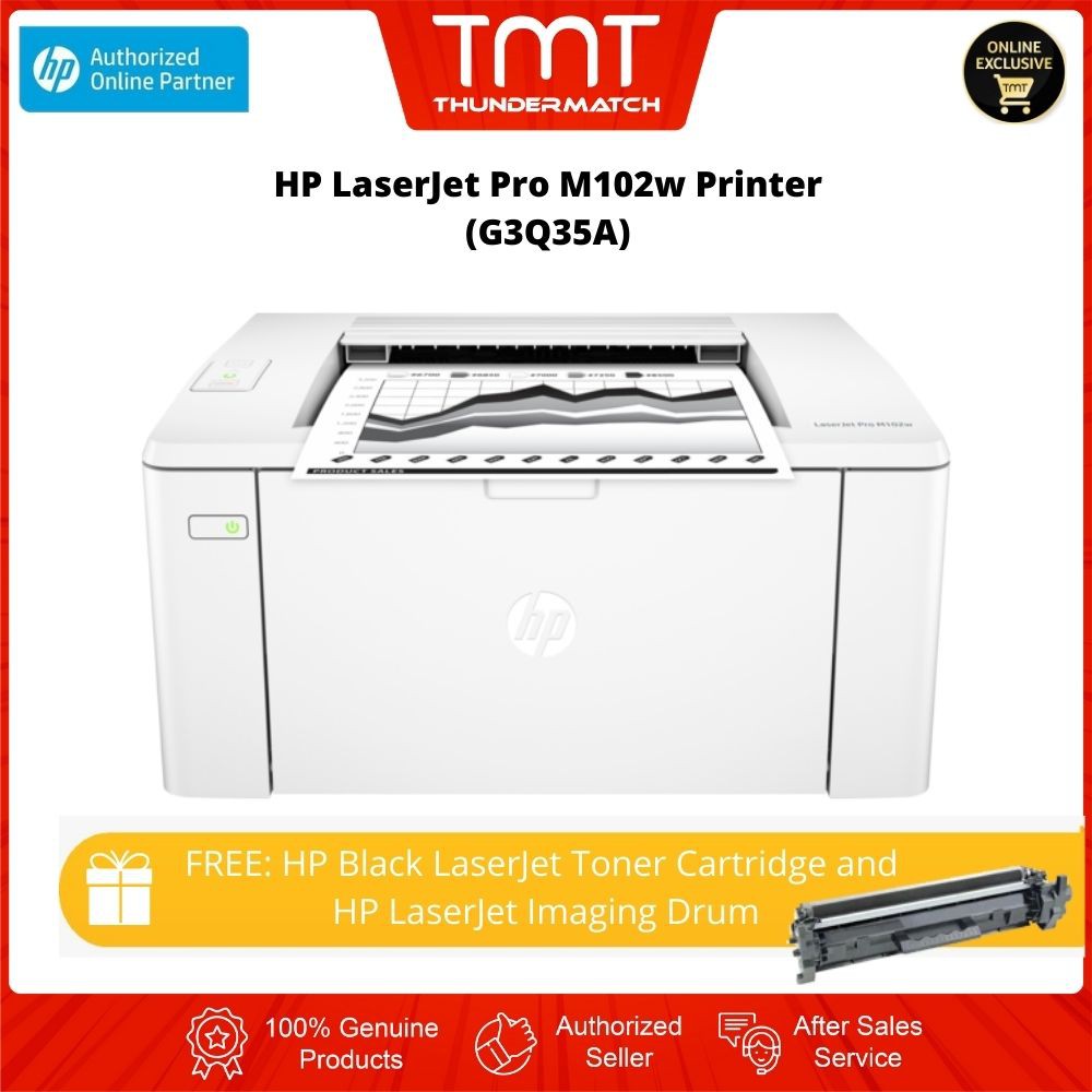HP LaserJet Pro M102w Printer (G3Q35A) | Shopee Malaysia