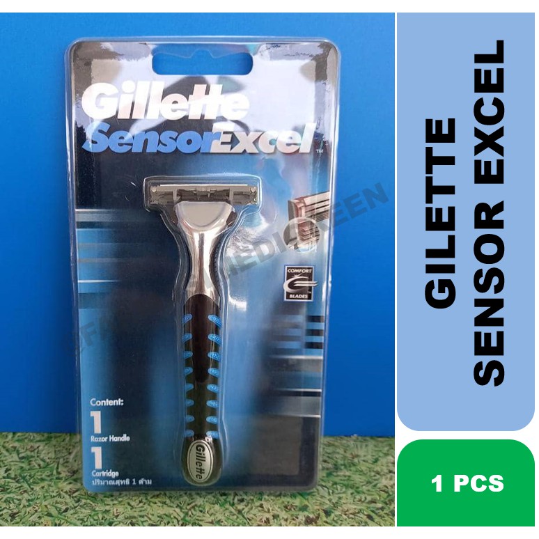 GILLETTE Sensor Excel Razor 1'S | Shopee Malaysia