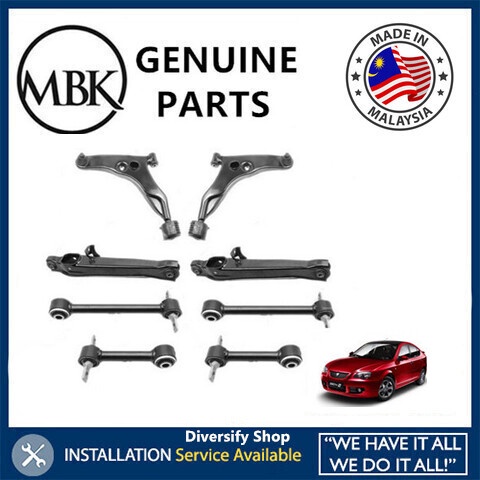 🇲🇾 MBK Malaysia 🇲🇾 Proton Gen2 Full Set Front & Rear Lower Arm 8 in 1 ...