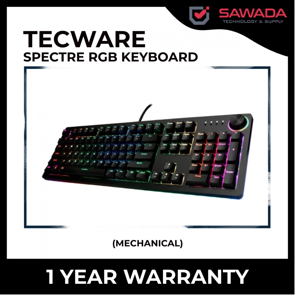 TECWARE SPECTRE PRO RGB KEYBOARD MECHANICAL | Shopee Malaysia