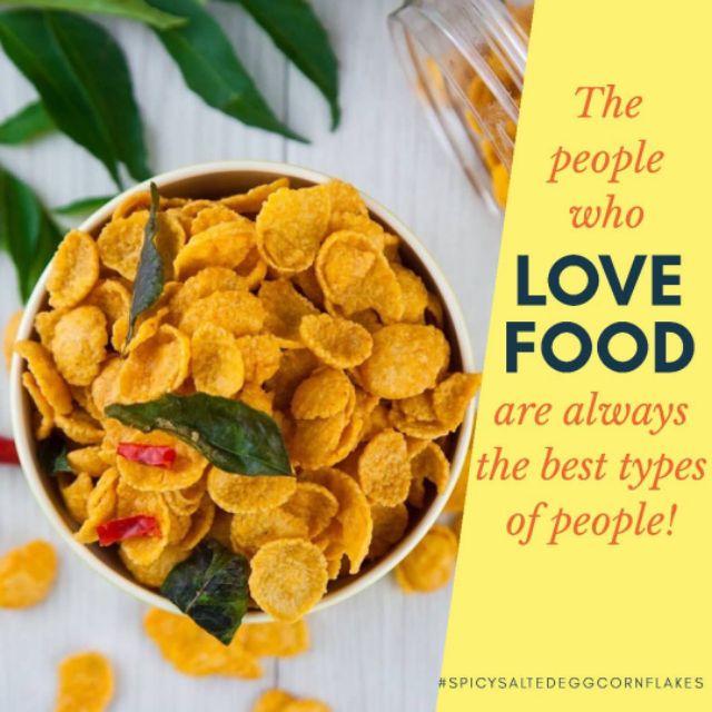 Aducktive Spicy Salted Egg Cornflakes Sedap Spicy Salted Cornflakes ...