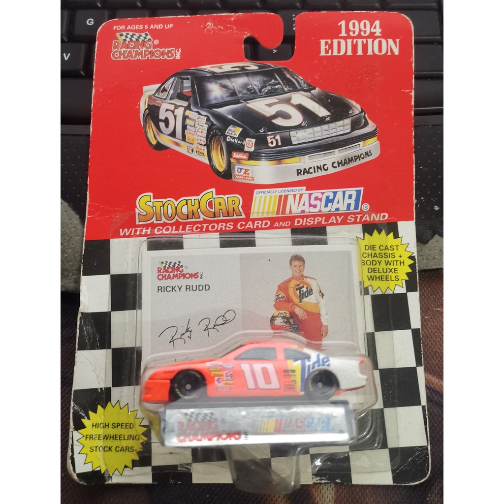 RACING CHAMPIONS NASCAR 1994 LIMITED EDITION STOCK CAR #10 TIDE RICKY ...