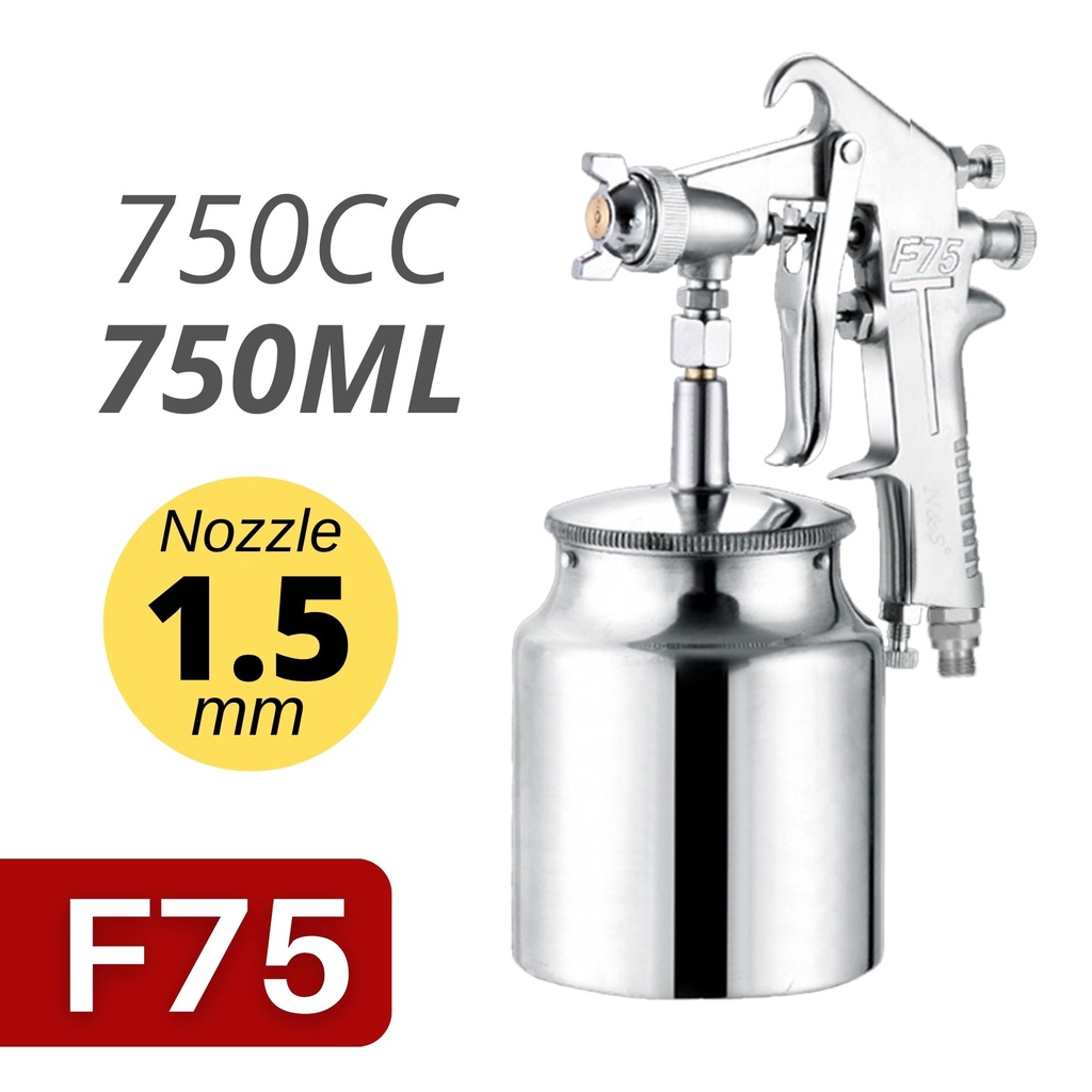 OPTIMUS F-75 Paint Air Spray Gun 1.5mm Nozzle ( F75 / F75G / 4001 / H ...