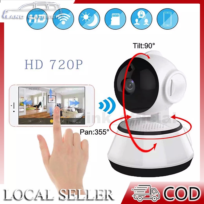 GOQ Q6 Smart Home Security Cameras Wifi Camera /720P HD Cam Video ...