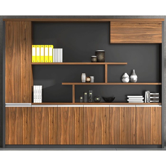 🗄️ Boss Storage CABINET Wood Director Manager Office Big Document Shelf ...