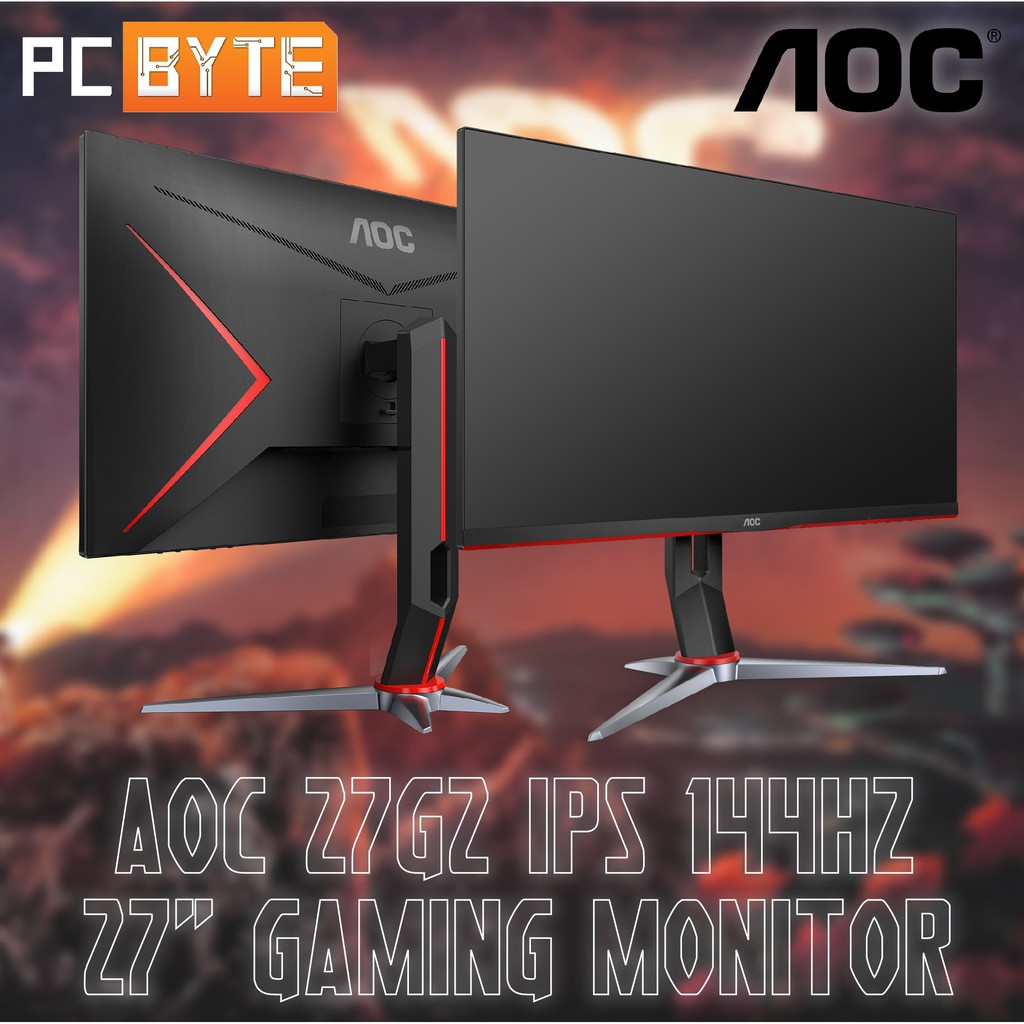 AOC 27G2 IPS G-Sync Compatible Adaptive Sync Gaming Monitor (27"/1ms ...