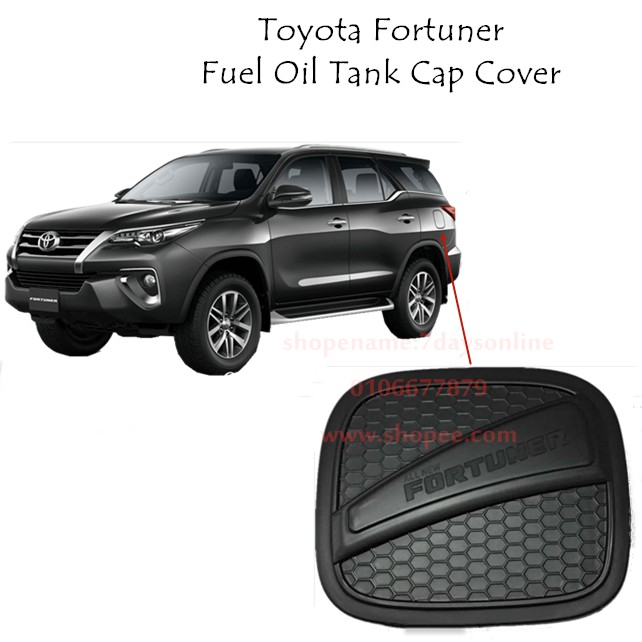 TOYOTA FORTUNER 2016-ON FUEL OIL TANK CAP COVER BLACK | Shopee Malaysia