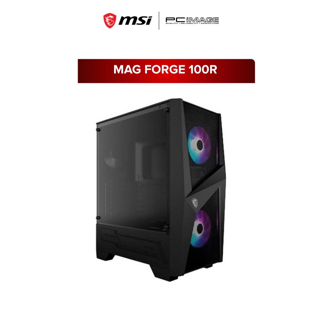 MSI MAG FORGE 100R Mid Tower ATX Gaming Casing | Shopee Malaysia