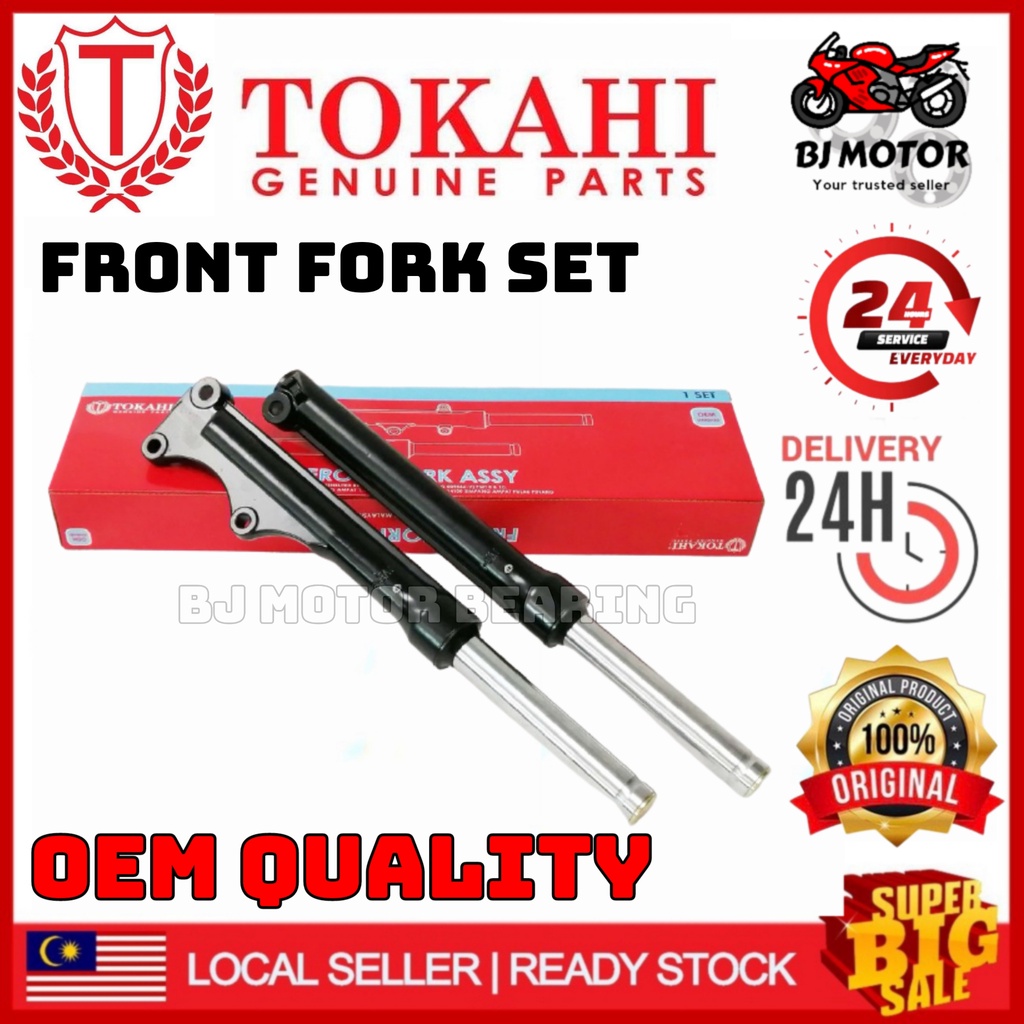 YAMAHA LC135 / Y15 / Y16 (4S) LC V1-V7 TOBAKI Front Fork Set / Absorber Depan FORK DEPAN 55D ...