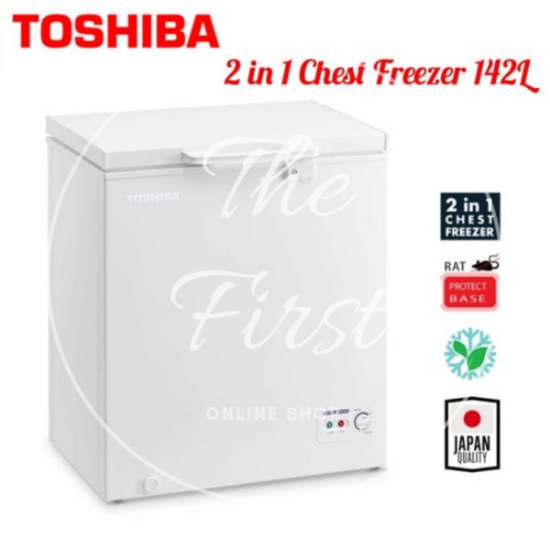 TOSHIBA CHEST FREEZER 142L 2IN1 CR-A142M | Shopee Malaysia