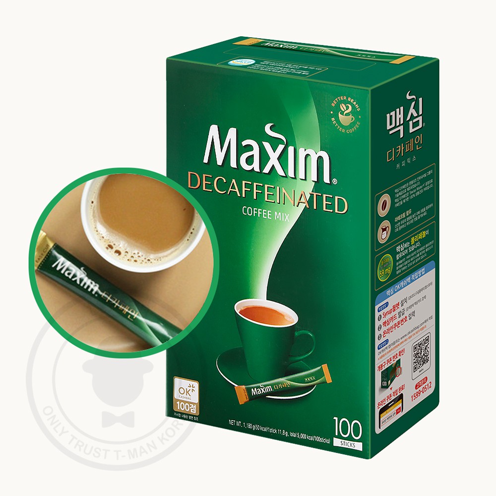 Maxim decaffeinated coffee mix 100 sticks | Shopee Malaysia