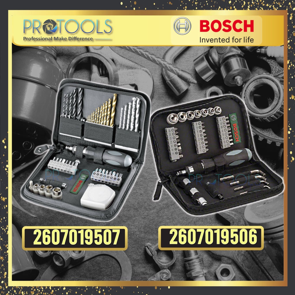 BOSCH 2607019506 38pcs Screwdriver Bit Mixed & Socket Set / BOSCH ...