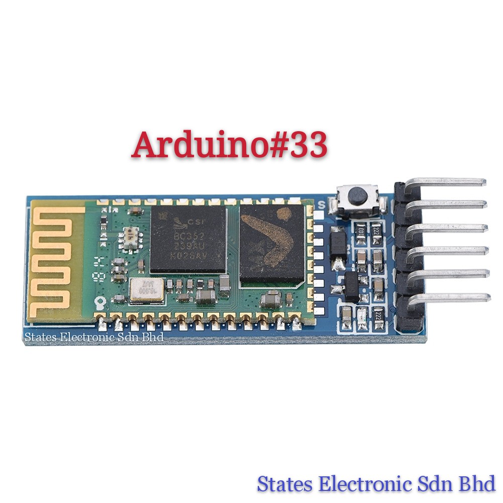 Arduino#33 HC-05 Wireless Serial 6 Pin Bluetooth RF Tranceiver Module ...