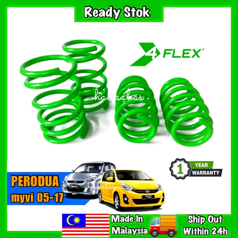 4FLEX SPRING SPORT PERODUA MYVI OLD/Lagi Best /Icon (05-17)PERODUA MYVI ...