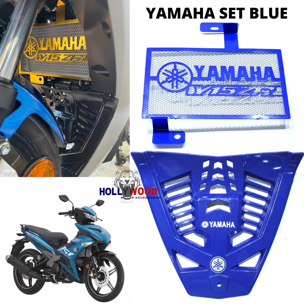 YAMAHA Y15 ABS ENGINE PROTECTOR COVER V GRILL Y15 ZR ALLOY CNC RADIATOR ...