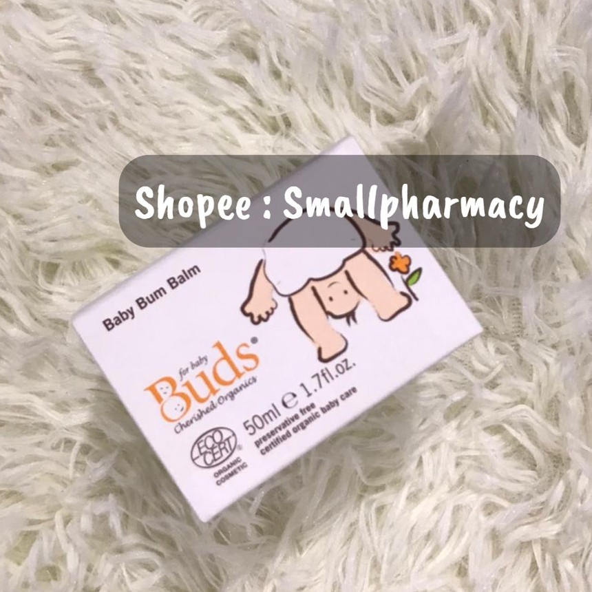 Buds Baby Bum Balm (50ml) JOJOBA OIL, SUNFLOWER OIL and SHEA BUTTER ...