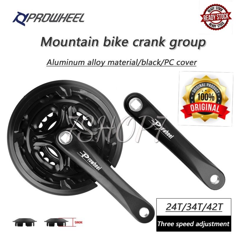🔥ProWheel🔥Original ProWheel 7/8/9 Speed MTB Bicycle Crank Set Crankset ...