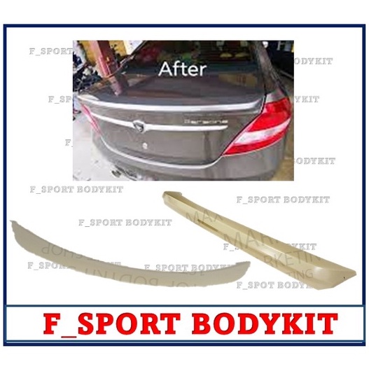 PROTON PERSONA ELEGANCE OEM SPOILER HARD PU POLYURETHANE WING LIP ...
