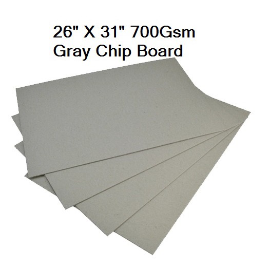 A4 Chip Board Paperboard Grey Chit Board 700gsm 26" X 31" Hardcover ...