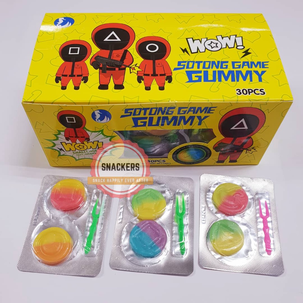 🔥Hot Item🔥 Squid Game Gummy Chewy Candy Individual Pack (10g x 30pcs ...