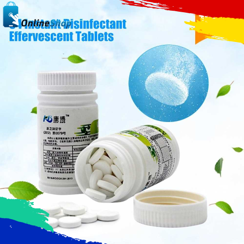 (READY STOCK) 100Pcs Effervescent Tablets Home Clothes Bleaching School ...