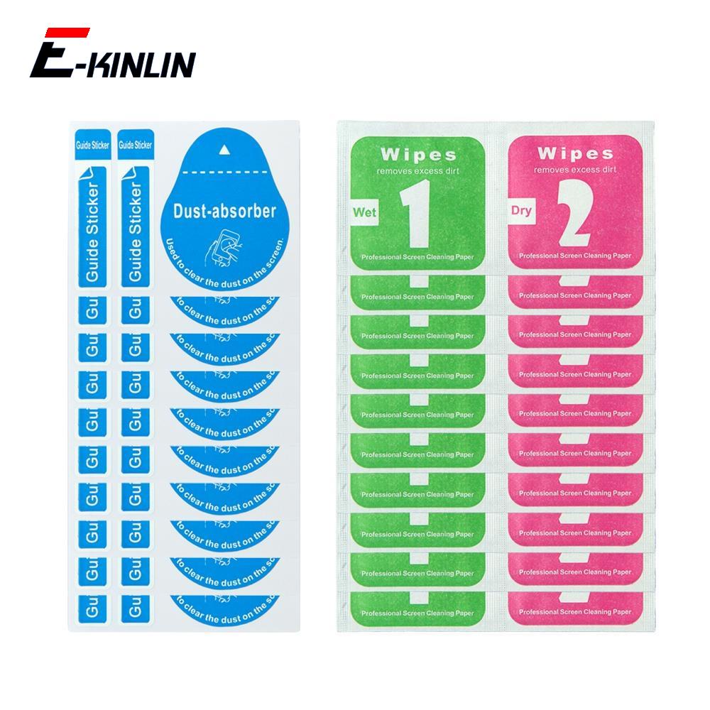 Guide Sticker Wipes Wet Dry Paper Screen Cloth Dust Absorber Clean ...