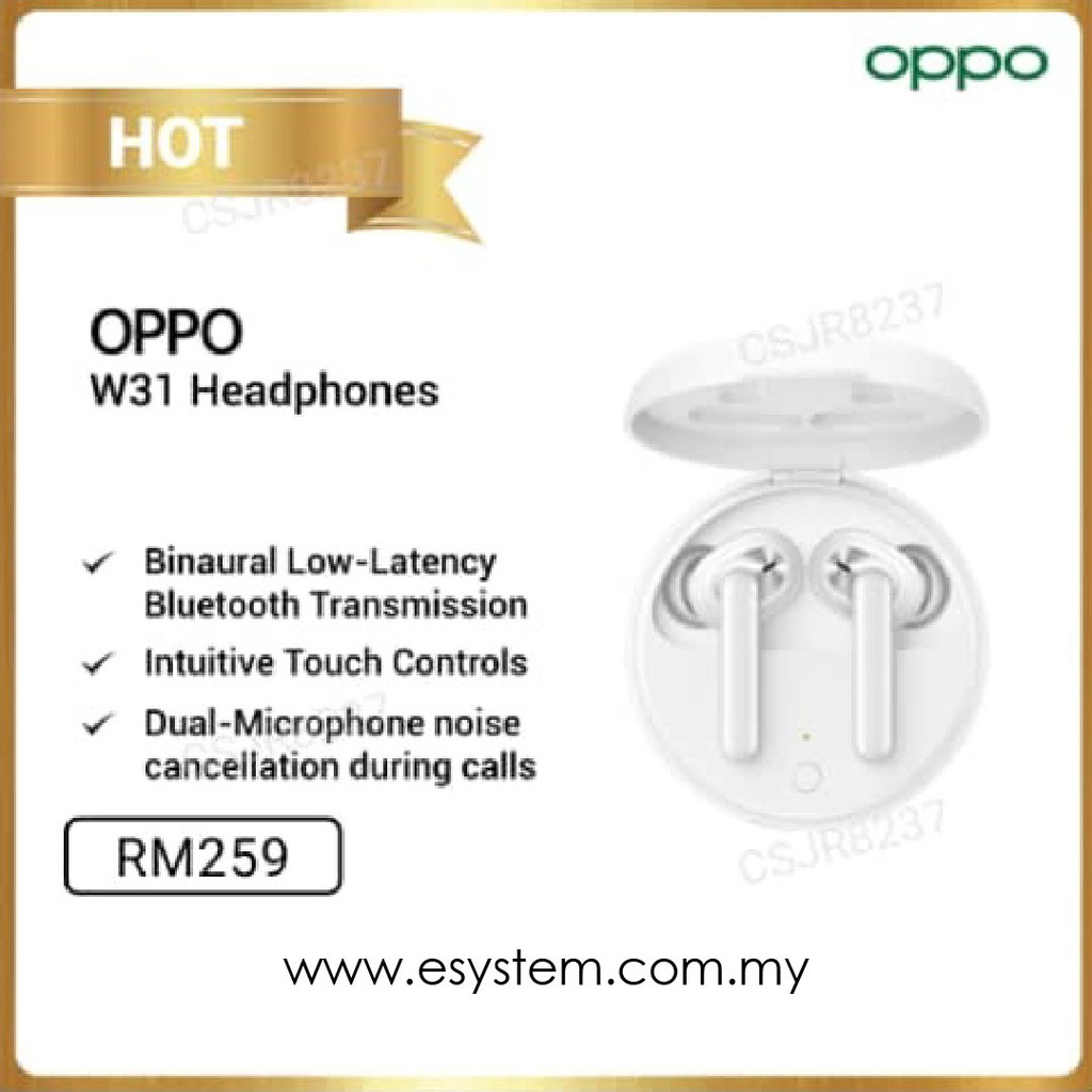 Oppo W31 Headphones earbud | Shopee Malaysia