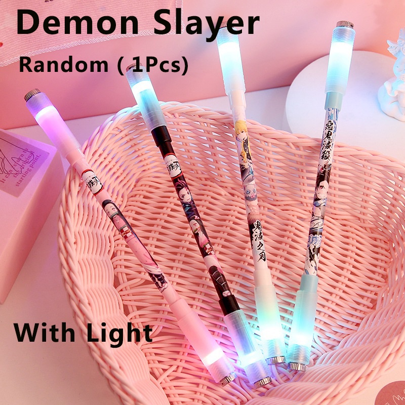 27 Styles Pen Spinning LED Light /Anime Spinning Pen Original Finger ...
