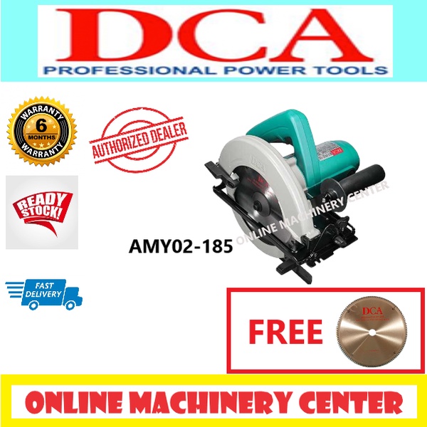 (READY STOCK)!!! DCA AMY02-185 Electric Circular Saw 1100W 5600rpm ...