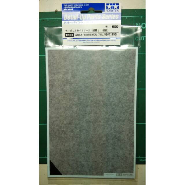 Tamiya Carbon Pattern Decal Twill Weave Fine Item 12681 | Shopee Malaysia