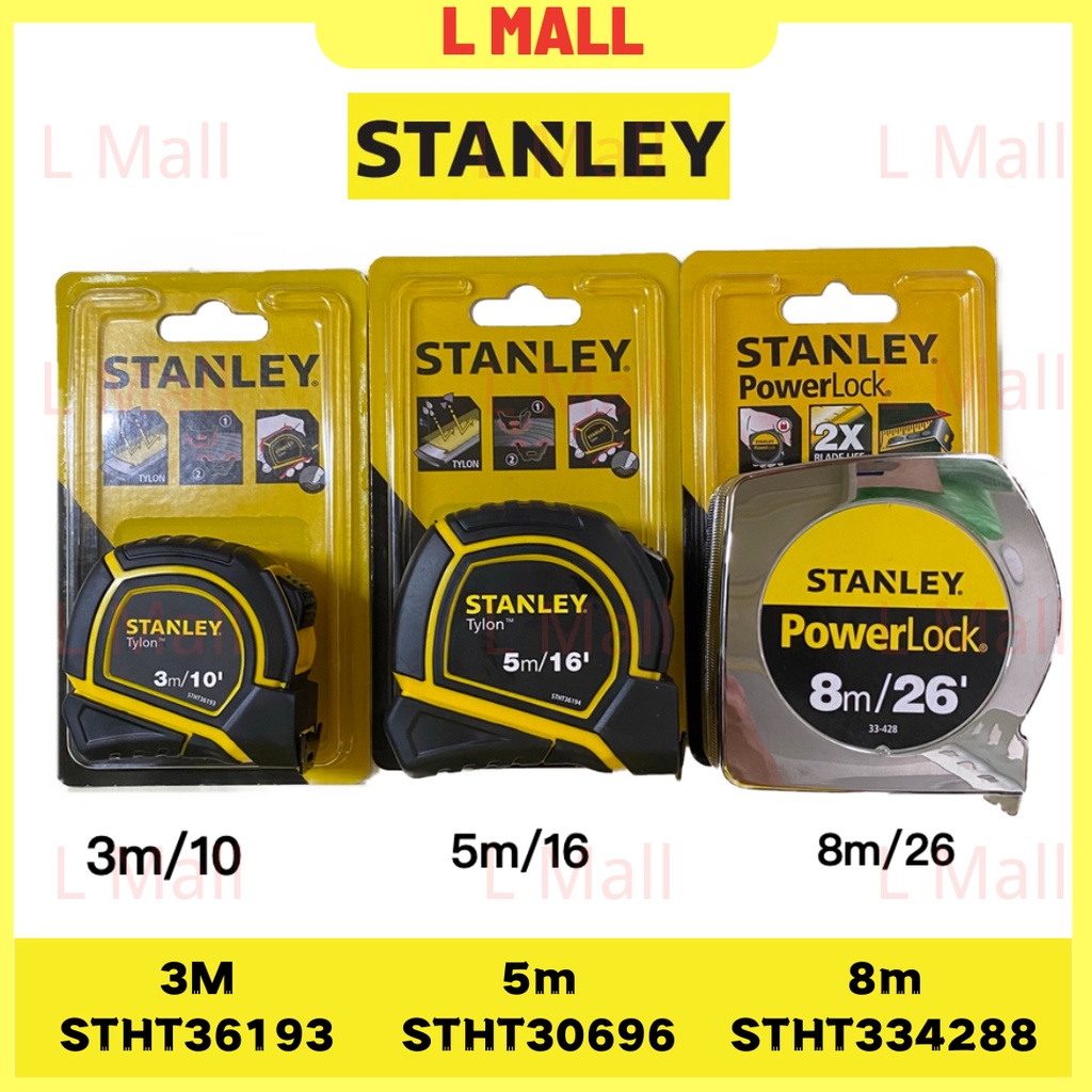 SEMENYIH Stanley Measuring Tape 3M/5M/8M Tylon™ Tape Measure Rule ...