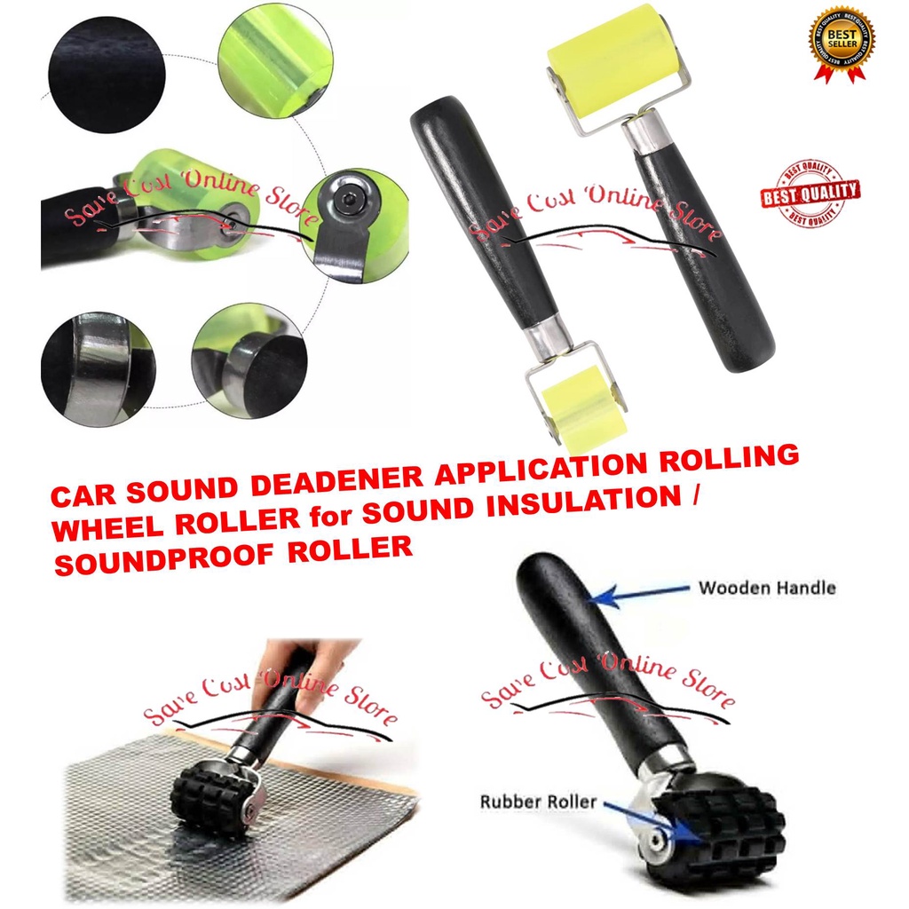 CAR SOUND DEADENER APPLICATION ROLLING WHEEL ROLLER for SOUND ...