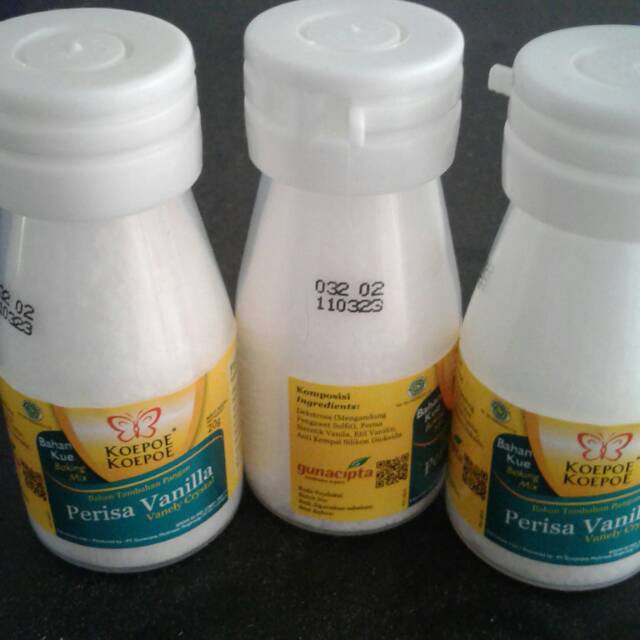 Vanilla flavor vanilla panili powder koepoe powder 20 grams | Shopee ...