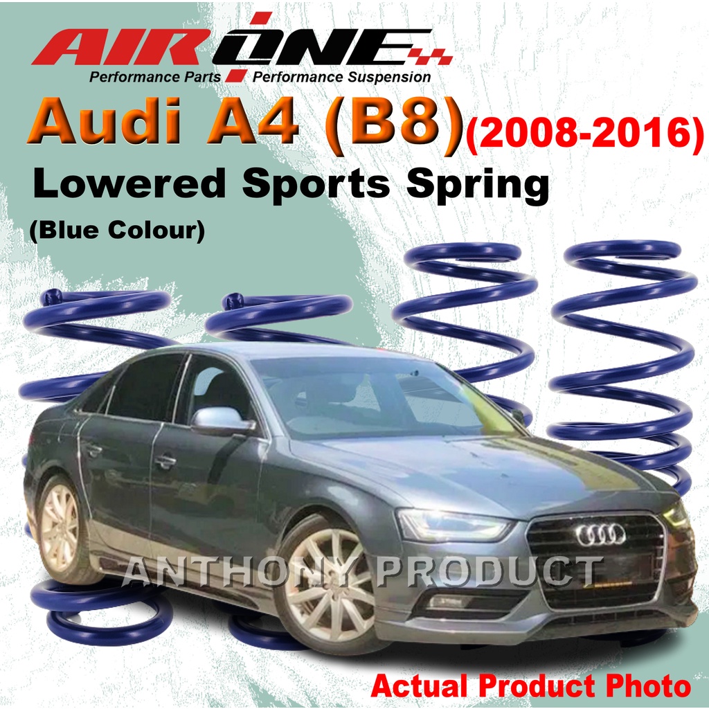 AIRONE Audi A4 B8 2008 - 2016 Lowered Sport Coil Spring (Blue Colour ...