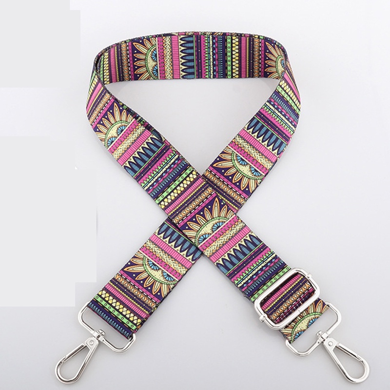 Nylon Colored Belt Bag Strap Accessories for Women Rainbow Adjustable ...