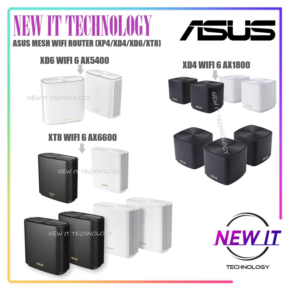 Asus Zenwifi Gigabit WIFI 6 Mesh System Router XD5 AX3000|XD6 AX5400 ...