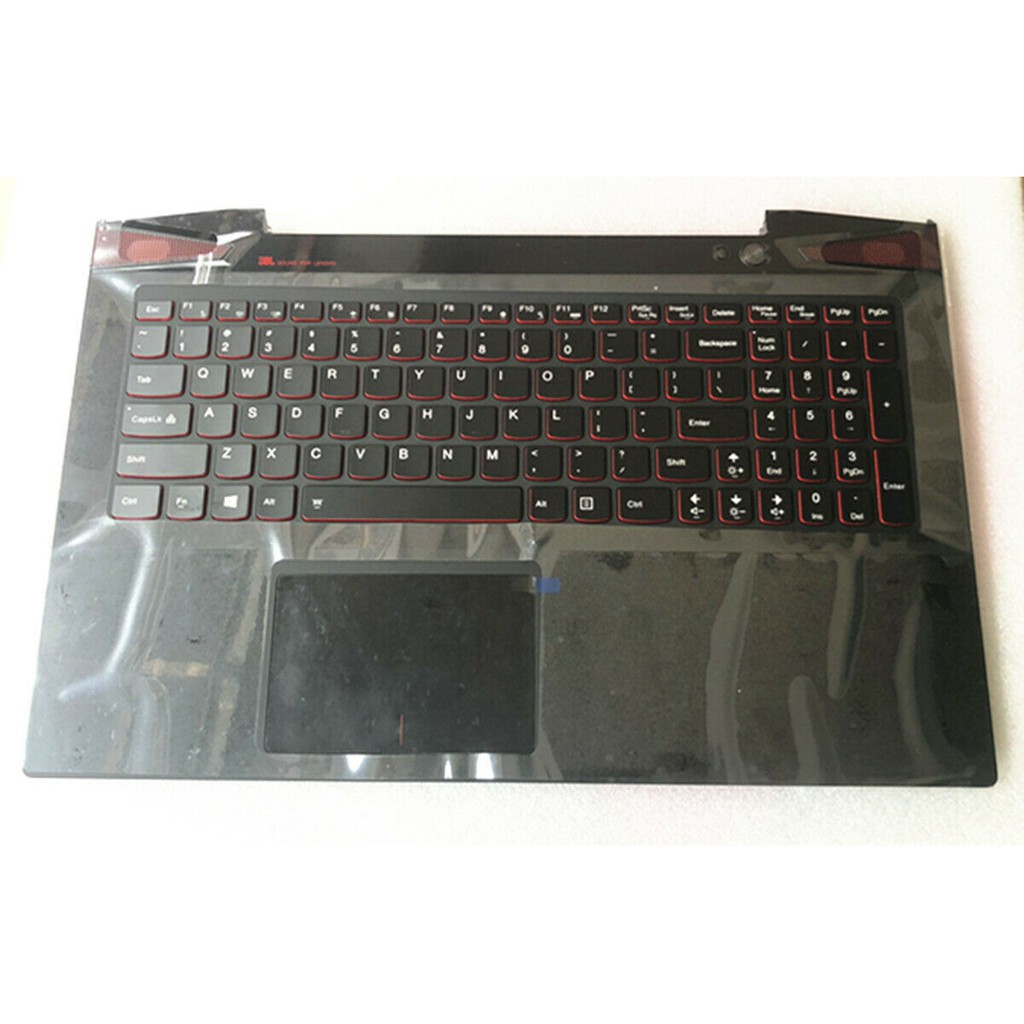 Lenovo Ideapad Y50-70 US Backlit keyboard Bezel Touchpad Palmrest Upper Case | Shopee Malaysia