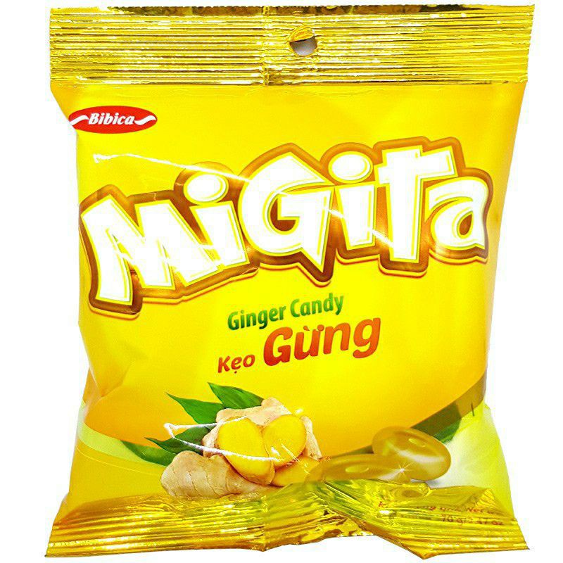 Migita bibica ginger candy 70g pack | Shopee Malaysia