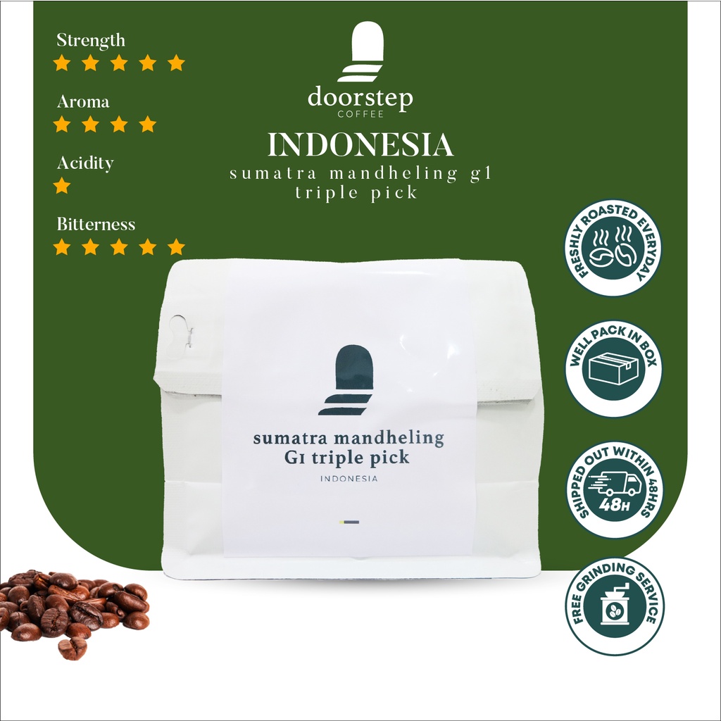 Doorstep Assorted Flavours Arabica Coffee Bean 咖啡 (200g) | Shopee Malaysia