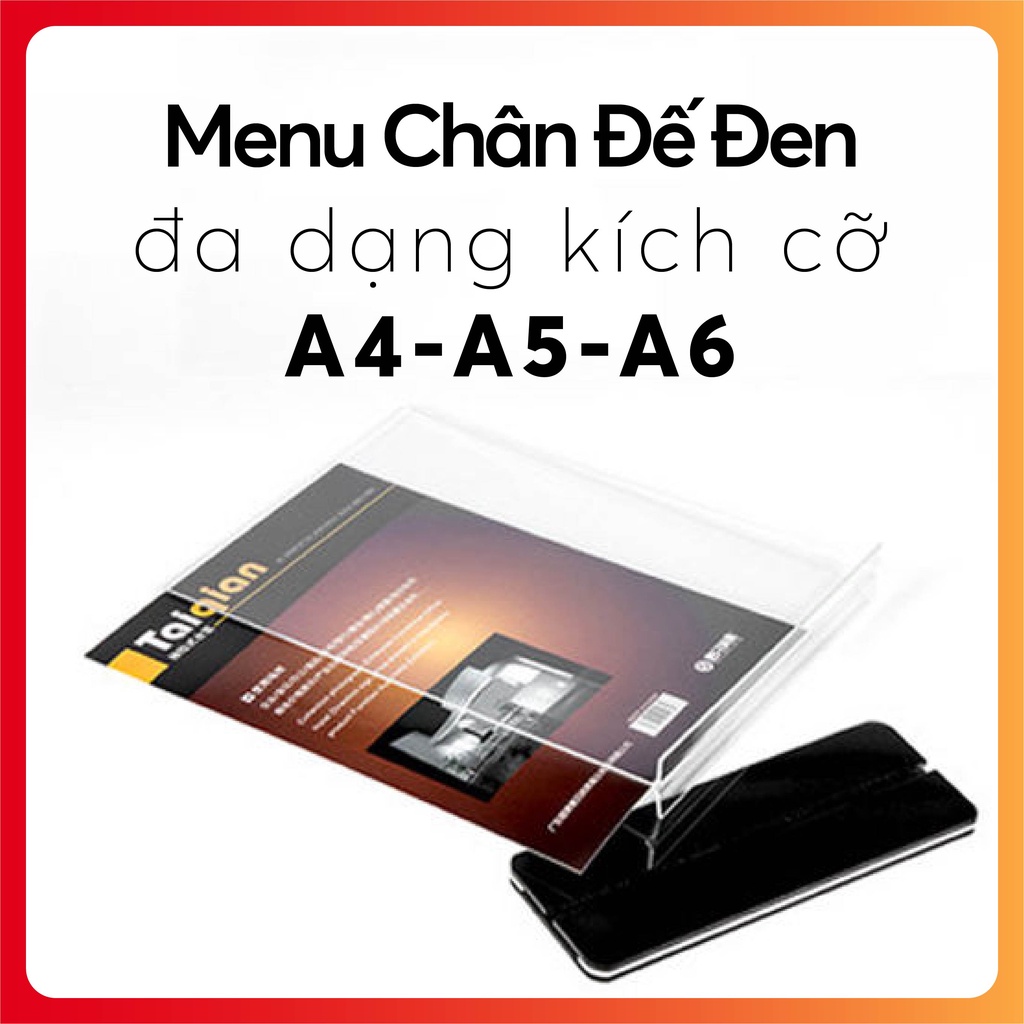 [POSM] Standee Menu Mica A4 Menu Desktop Menu A5 A6 Sliding Sole 02 ...