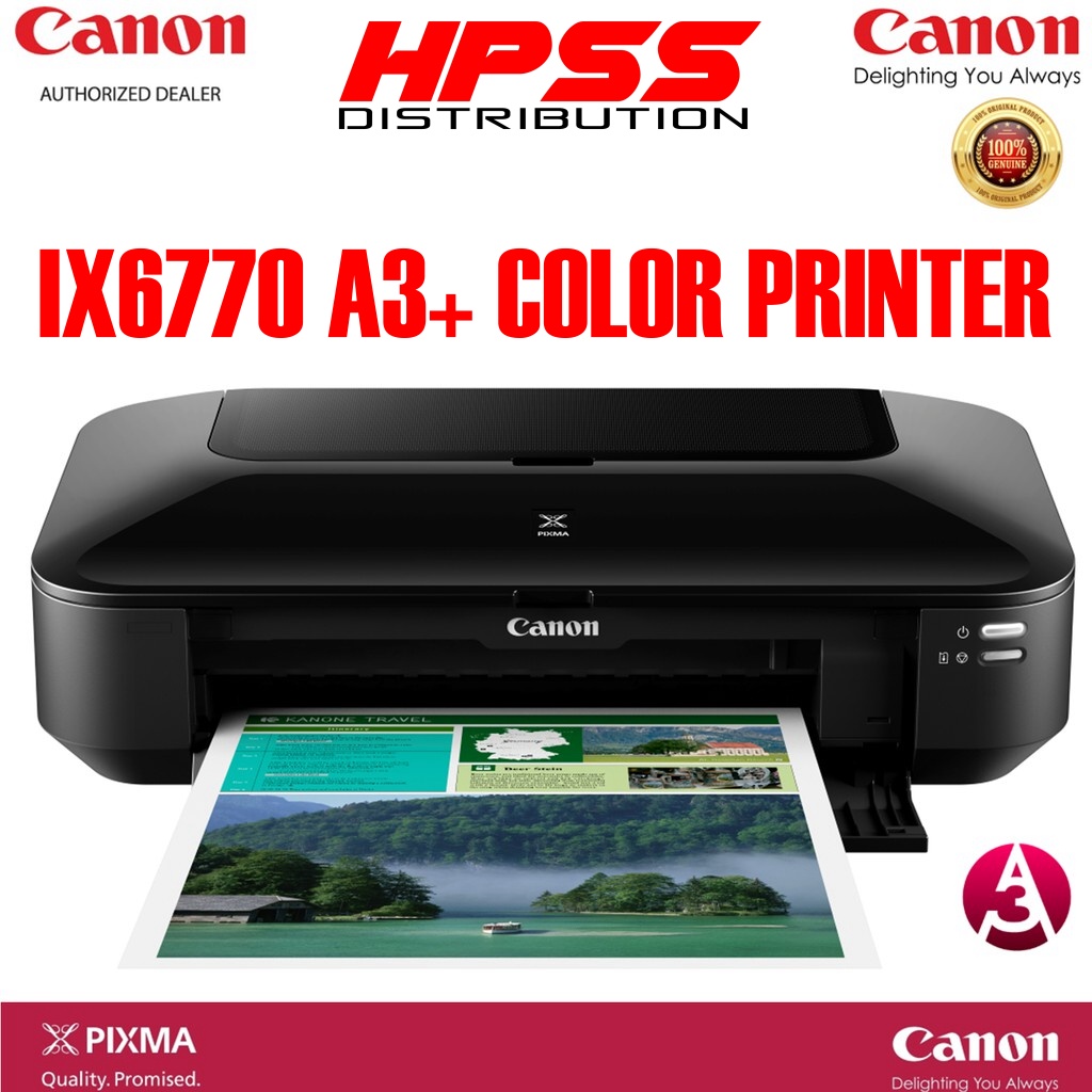 Canon iX6870 / IX6770 A3 Inkjet Printer ix-6870 - A3 Network | Shopee ...