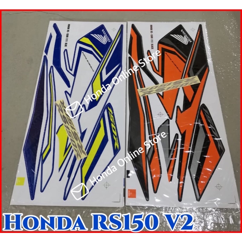 Stripe Sticker Cover Set Honda RS150 RS150R V2 OEM | Shopee Malaysia