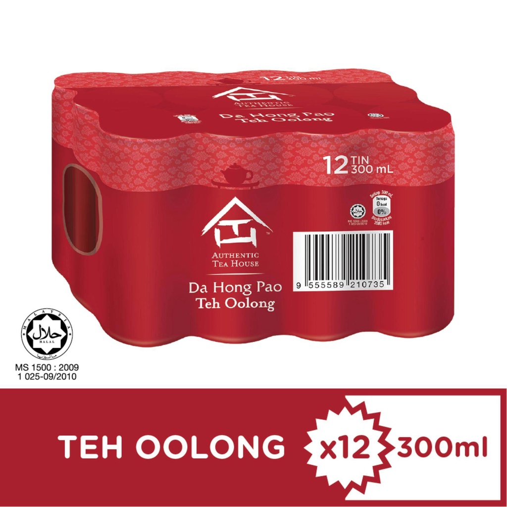 12x300ml【Authentic OoLong Tea】Authentic Tea House#Made From Premium Tea ...