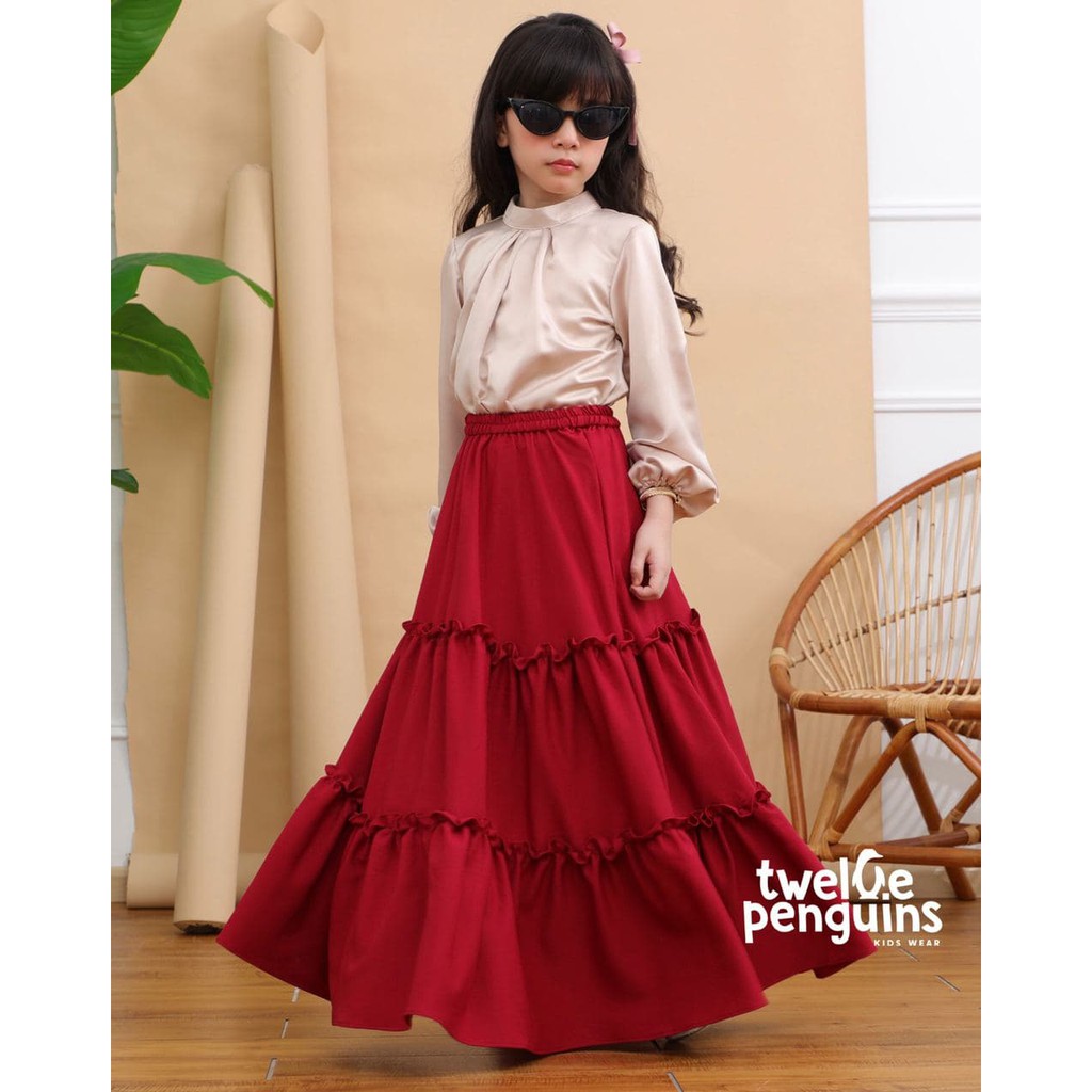 SKIRT BUDAK PEREMPUAN EMBUN KANAK2 KANAK GIRL GIRLS KAIN LABUH KOSONG ...