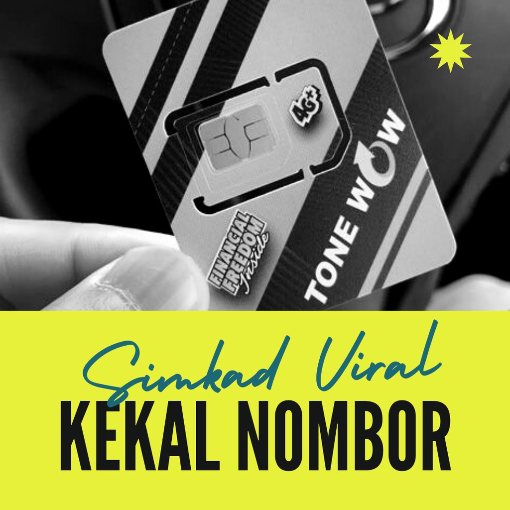 SIMKAD TONE WOW SIMKAD VIRAL PALING JIMAT & UNTUNG | Shopee Malaysia