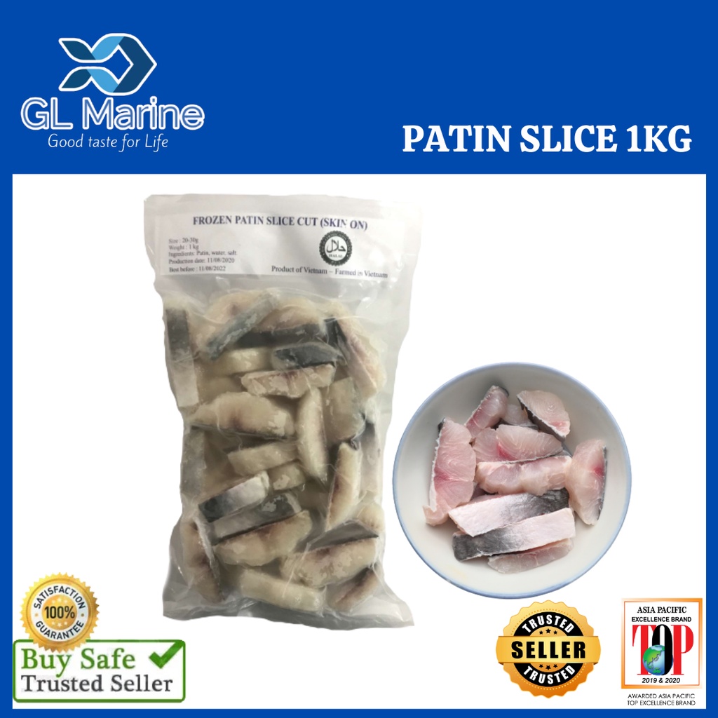 [Best Selling] 巴丁魚片 Ikan Patin slice [ 1KG/PKT ] ( Plain ) | Shopee ...