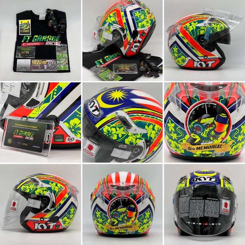 KYT FT Memorial Limited Edition Helmet | Shopee Malaysia