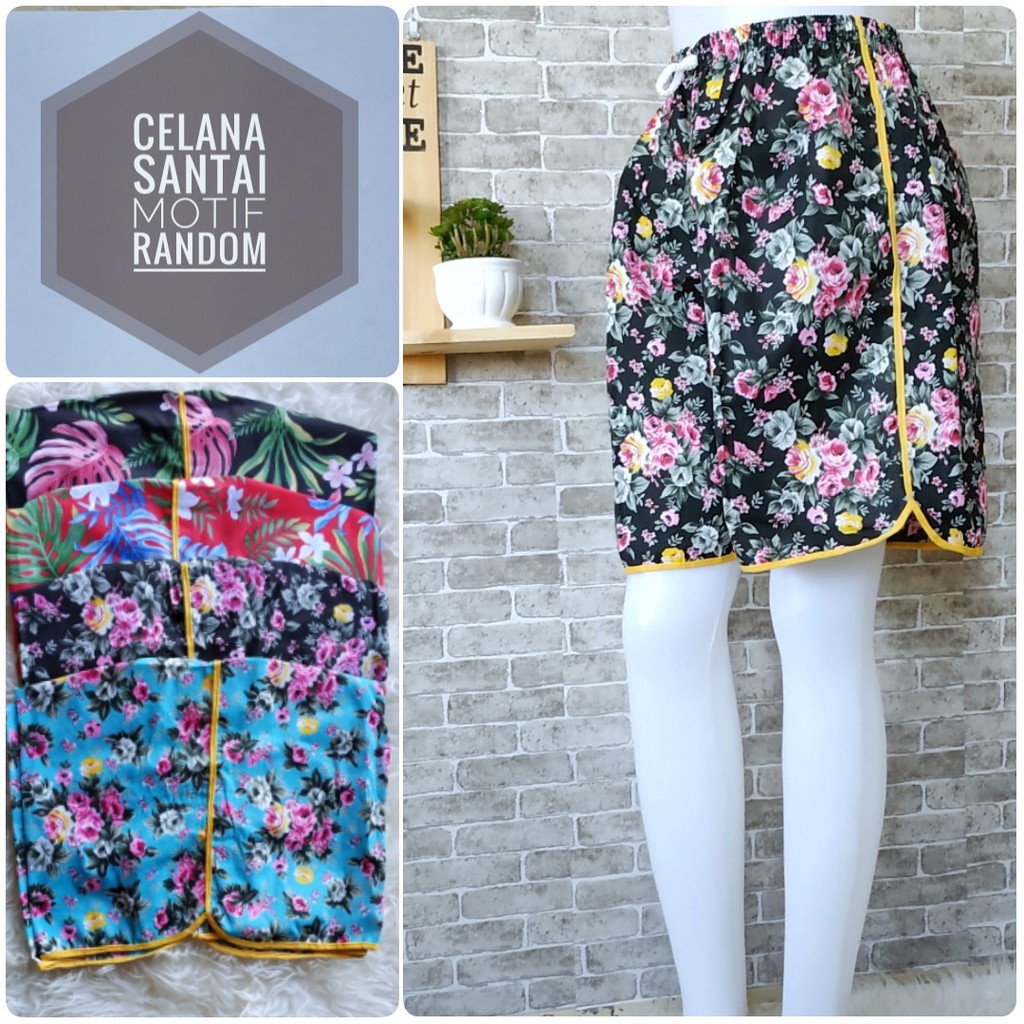 KATUN Poly Hotpants Cotton Cute Adult Motif | Shopee Malaysia